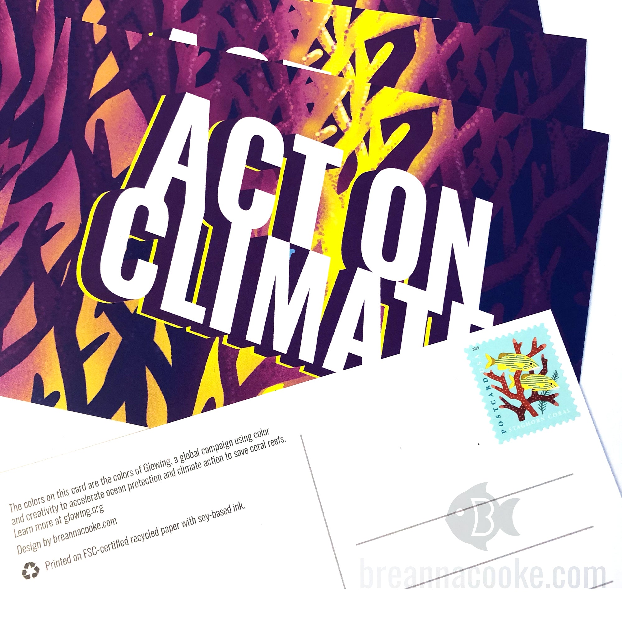Act On Climate | 3 Postcards – Breanna Cooke