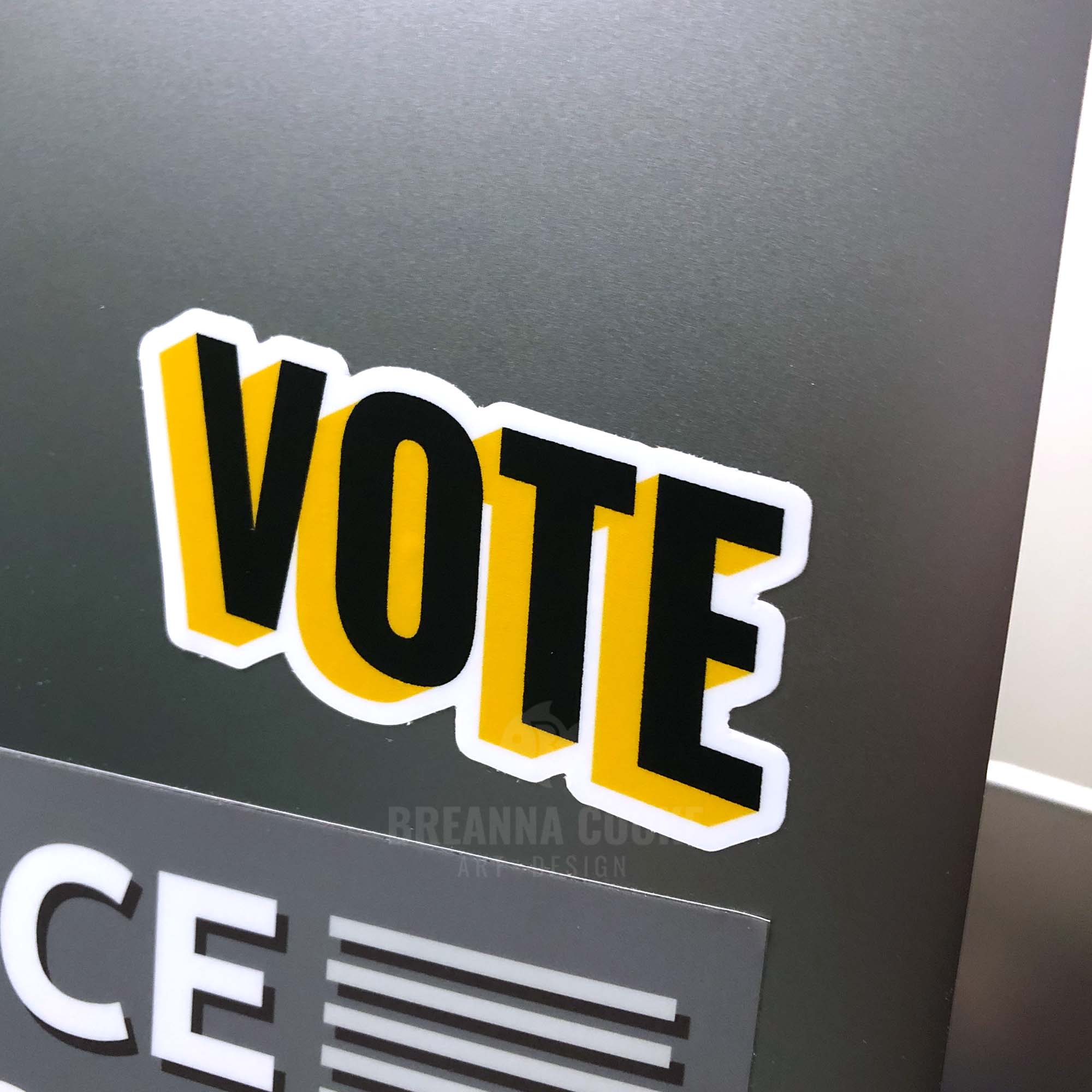 VOTE | Sticker | 3 x 2in – Breanna Cooke